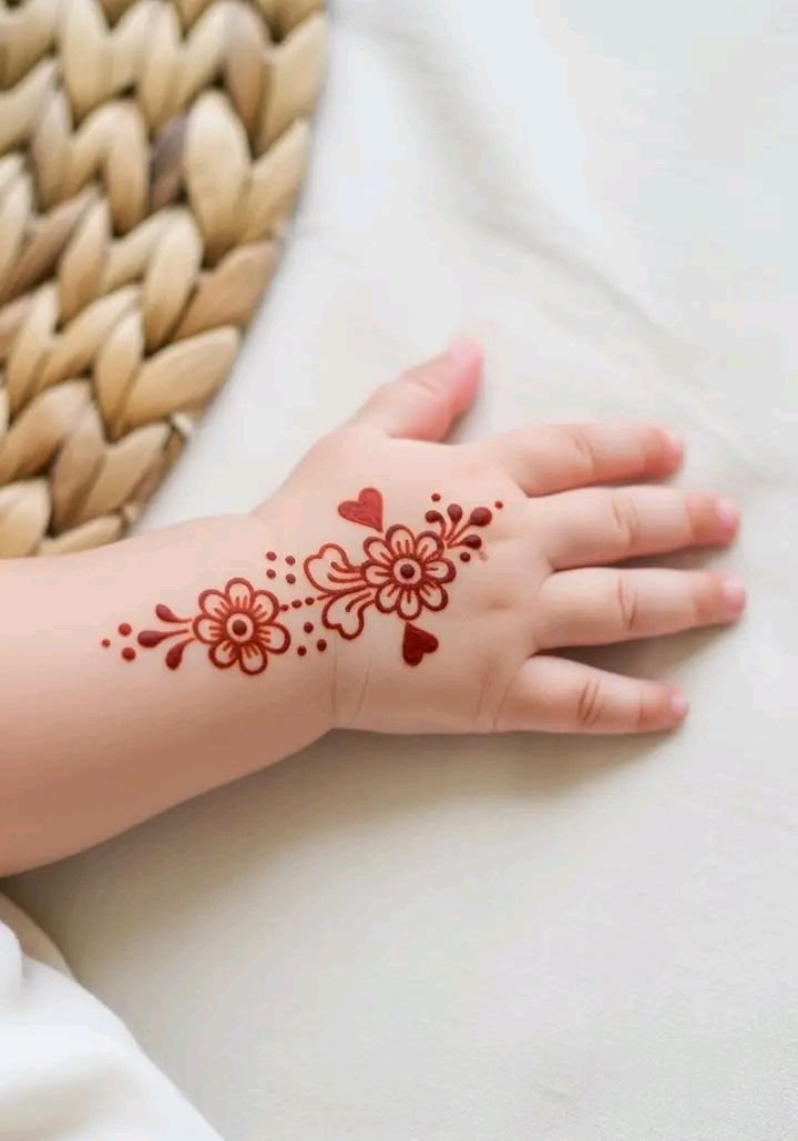 Baby Mehndi Designs - Cute & Simple Ideas for Kids (2025)
